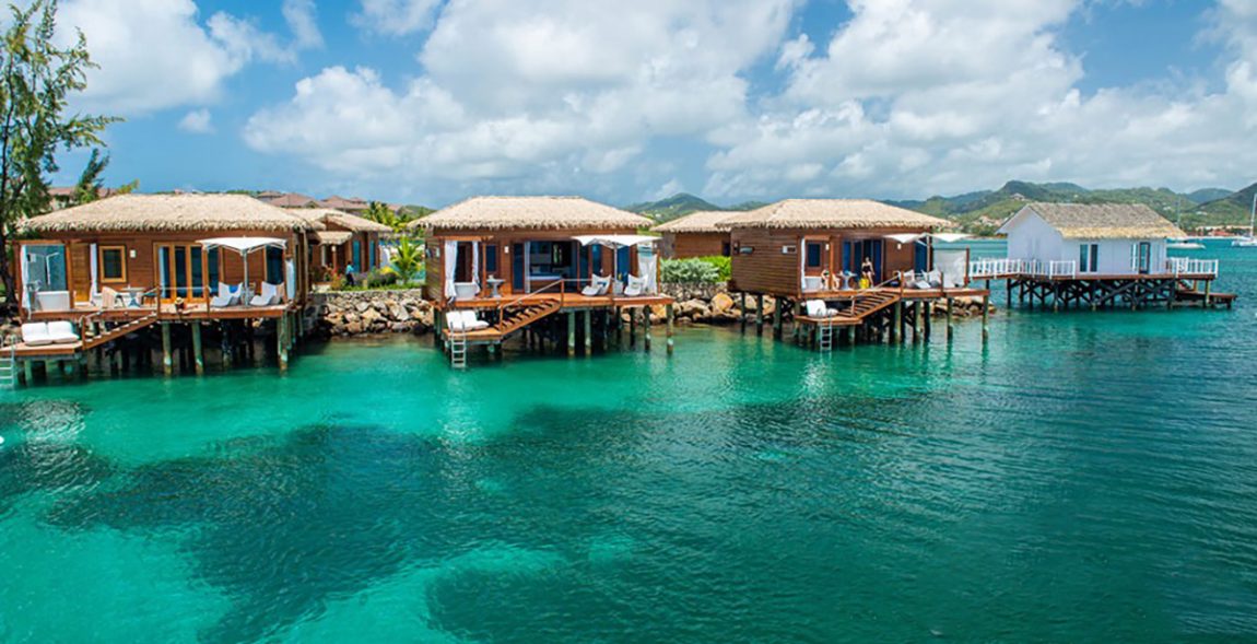 Stunning Overwater Bungalows in the Caribbean - Dana Berez
